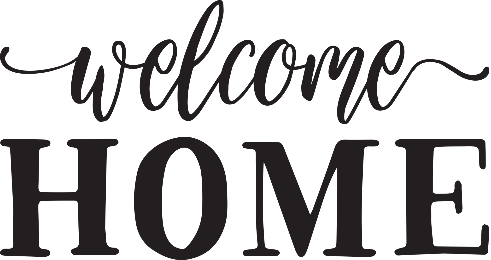 Welcome home – Vinyl Craft Decals